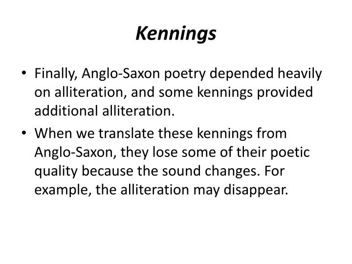 PPT - Kennings PowerPoint Presentation - ID:2075881