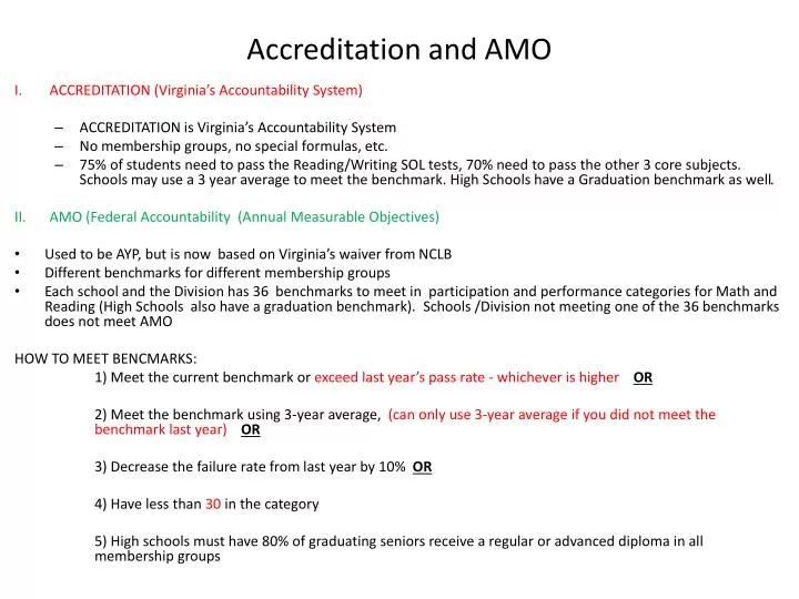 PPT - Accreditation and AMO PowerPoint Presentation, free download - ID ...