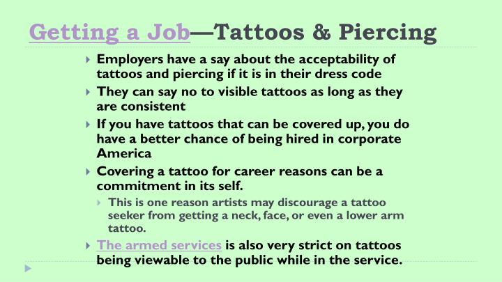 PPT - Tattooing and Body Piercing PowerPoint Presentation - ID:2075979