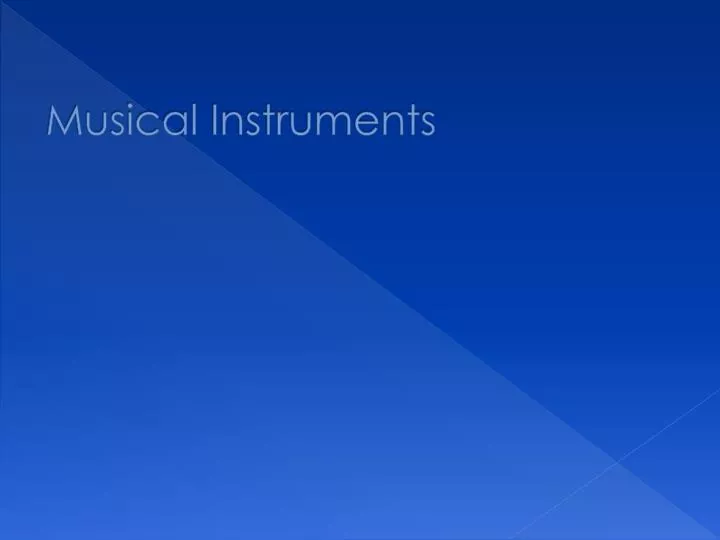 PPT - Musical Instruments PowerPoint Presentation, free download - ID ...