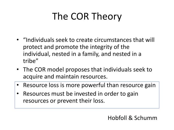 PPT - Conservation of Resources Theory PowerPoint Presentation - ID:2076415