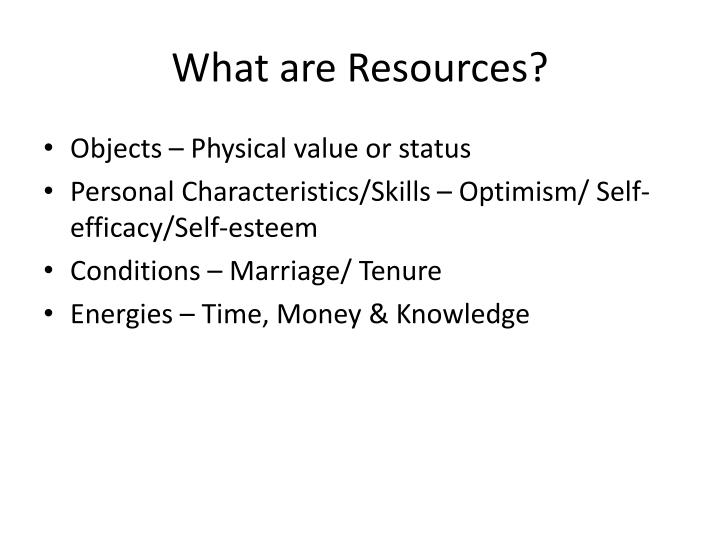 PPT - Conservation of Resources Theory PowerPoint Presentation - ID:2076415