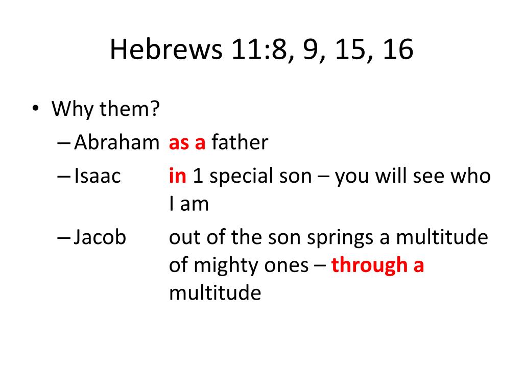 PPT - Yahweh Elohim of Your Fathers, the God of Abraham, the God of ...