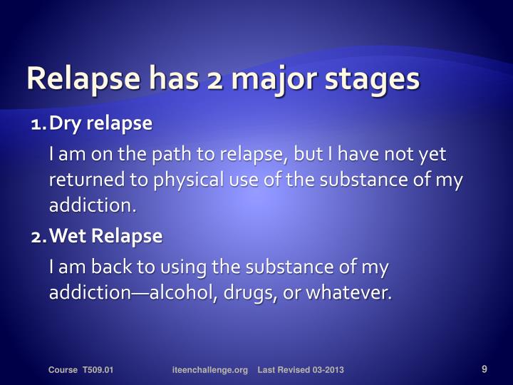 PPT - Understanding the Steps to Relapse PowerPoint Presentation - ID ...