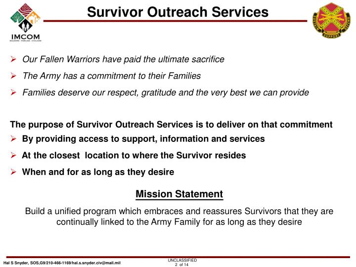 PPT - Army Survivor Outreach Services PowerPoint Presentation - ID:2077119