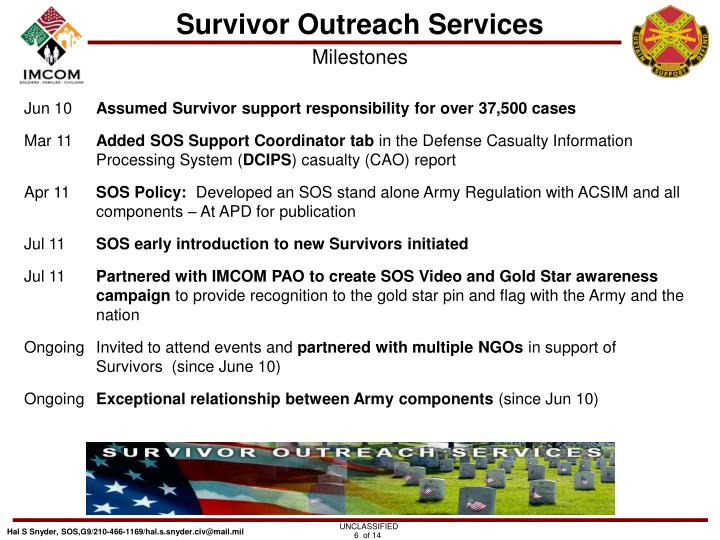 PPT - Army Survivor Outreach Services PowerPoint Presentation - ID:2077119