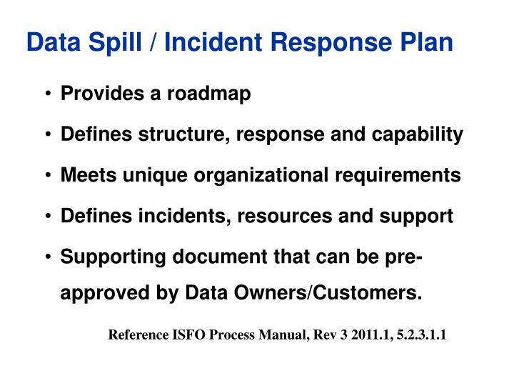 PPT - Managing a “Data Spill” PowerPoint Presentation - ID:2077260