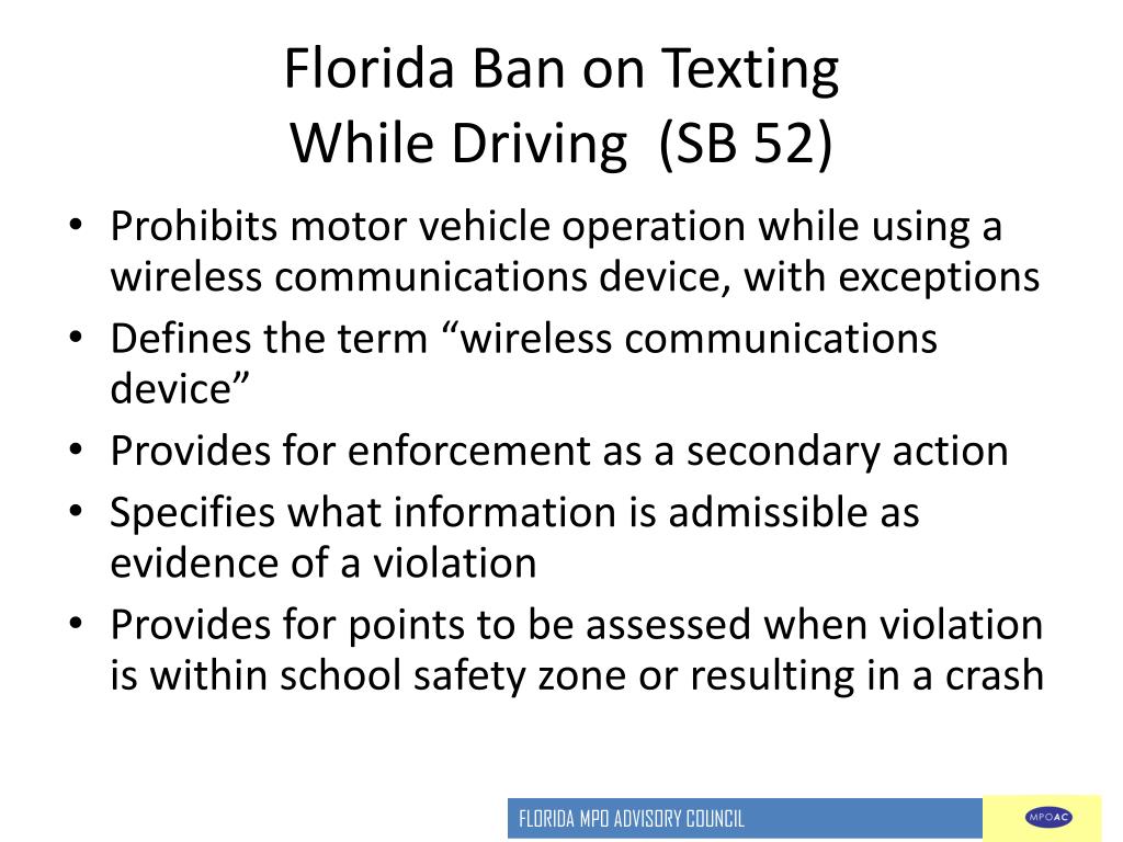 PPT - Howard Glassman, Executive Director Florida MPO Advisory Council ...