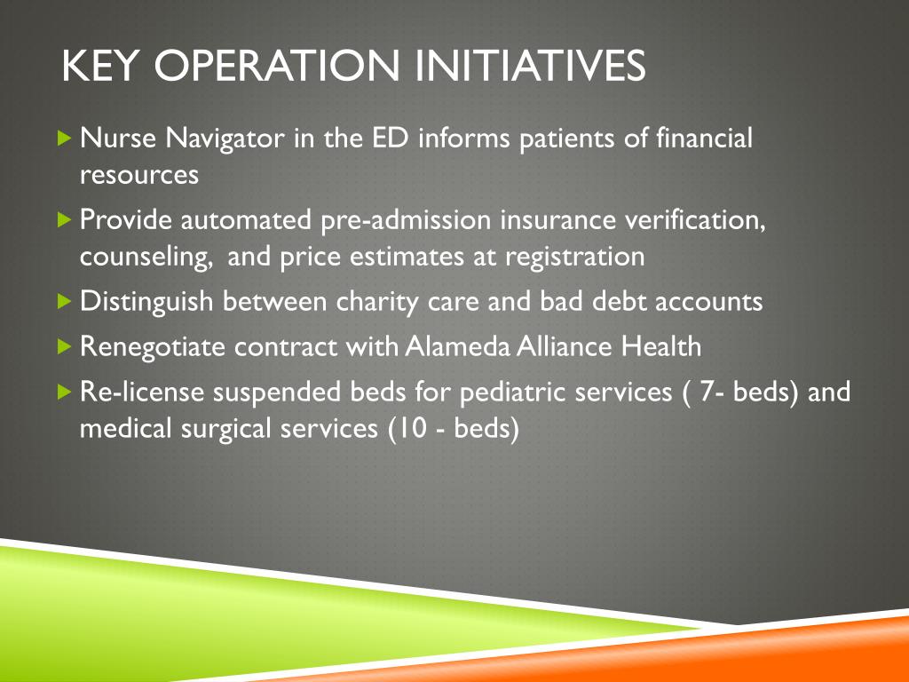 PPT - Operational Transformation Strategy for St. Rose Hospital ...