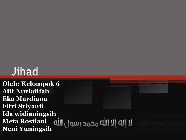PPT - Jihad PowerPoint Presentation, free download - ID:2078924