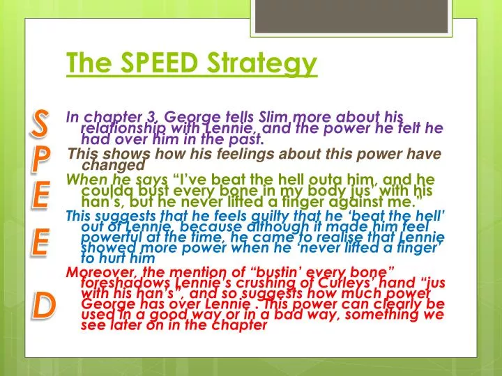 PPT - The SPEED Strategy PowerPoint Presentation, free download - ID ...