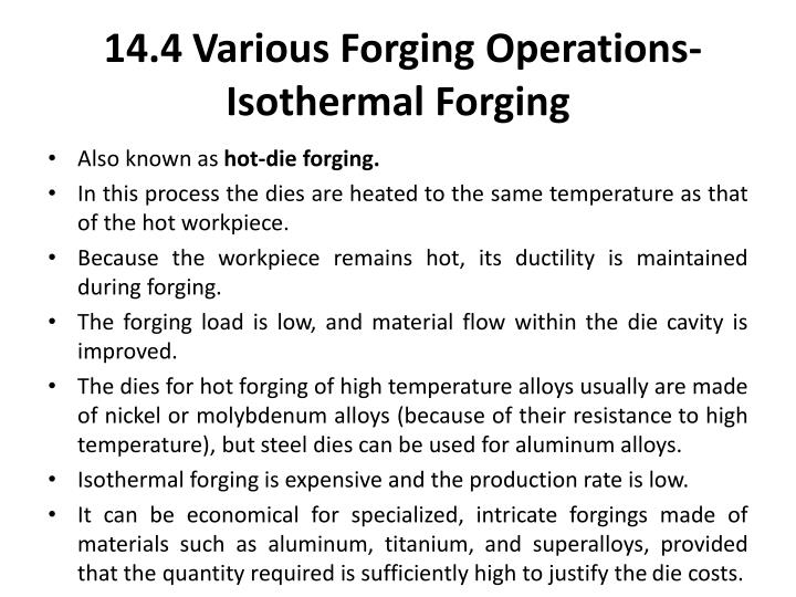 PPT - Chapter 14: Forging of Metals PowerPoint Presentation - ID:2080047