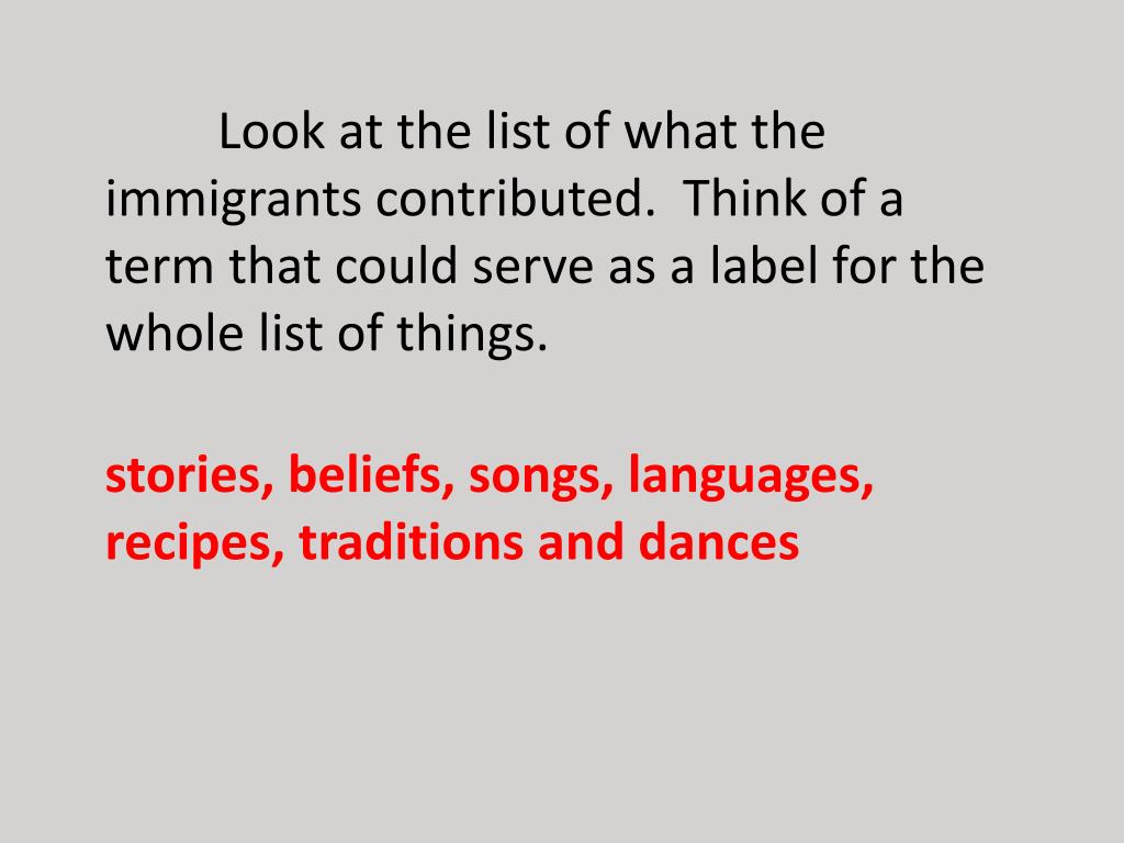 PPT - Impact of Immigration on Culture in the United States PowerPoint ...