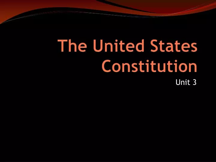PPT - The United States Constitution PowerPoint Presentation, free ...