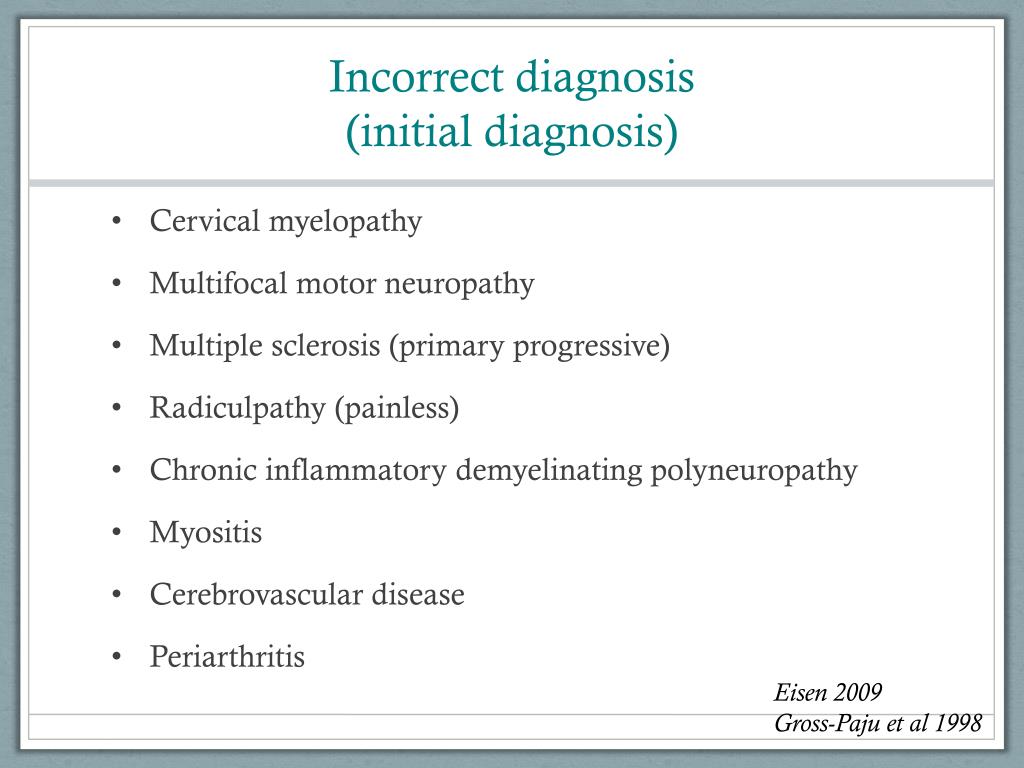 PPT - Diagnosis of motor neuron disease PowerPoint Presentation, free ...