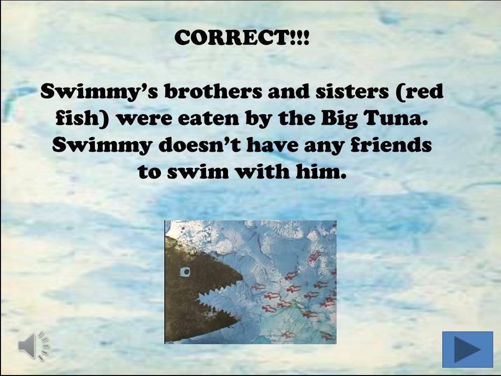 PPT - Story Elements With Swimmy Written and Illustrated by Leo Lionni ...