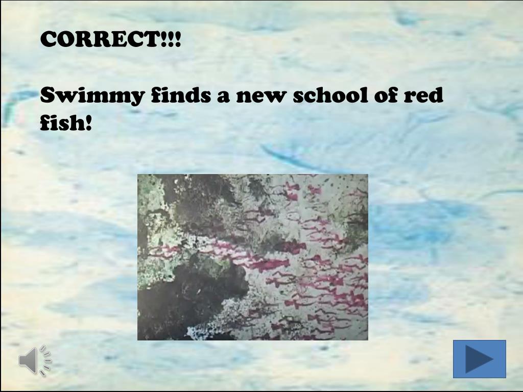 PPT - Story Elements With Swimmy Written and Illustrated by Leo Lionni ...