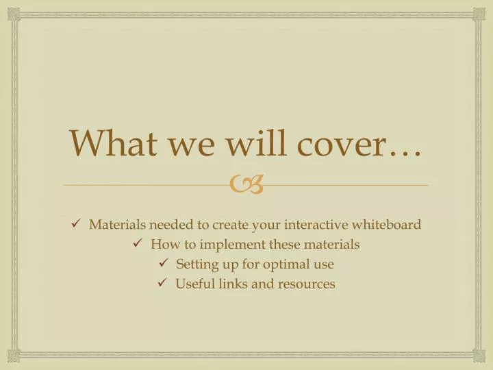PPT - What we will cover… PowerPoint Presentation, free download - ID ...