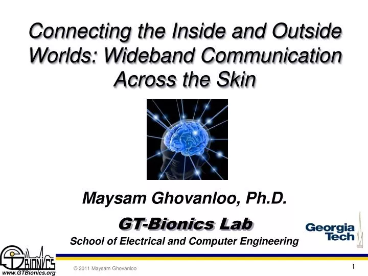 PPT - GT-Bionics Lab PowerPoint Presentation, free download - ID:2081939