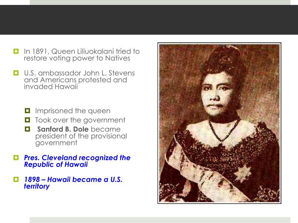 PPT - The United States' Annexation of Hawaii and the Spanish-American ...