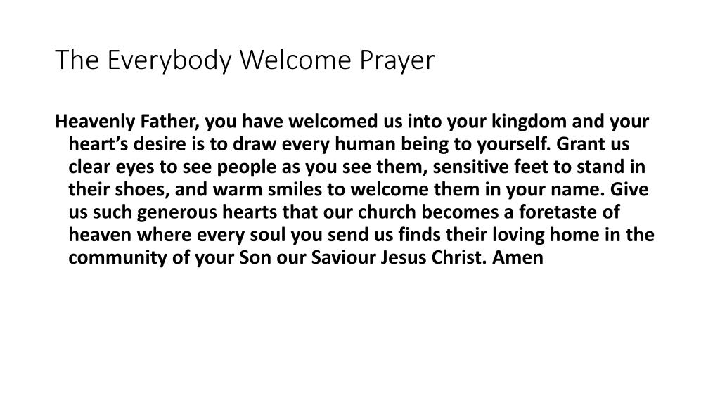 PPT - St Davids Clergy Conference 3 : Church is a welcoming community ...