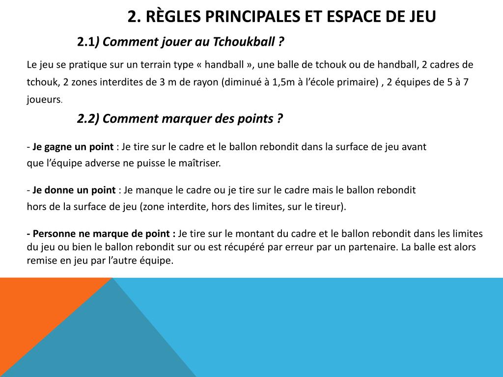 PPT - TCHOUKBALL – Cycle 3 Vers une véritable coopération en sport ...