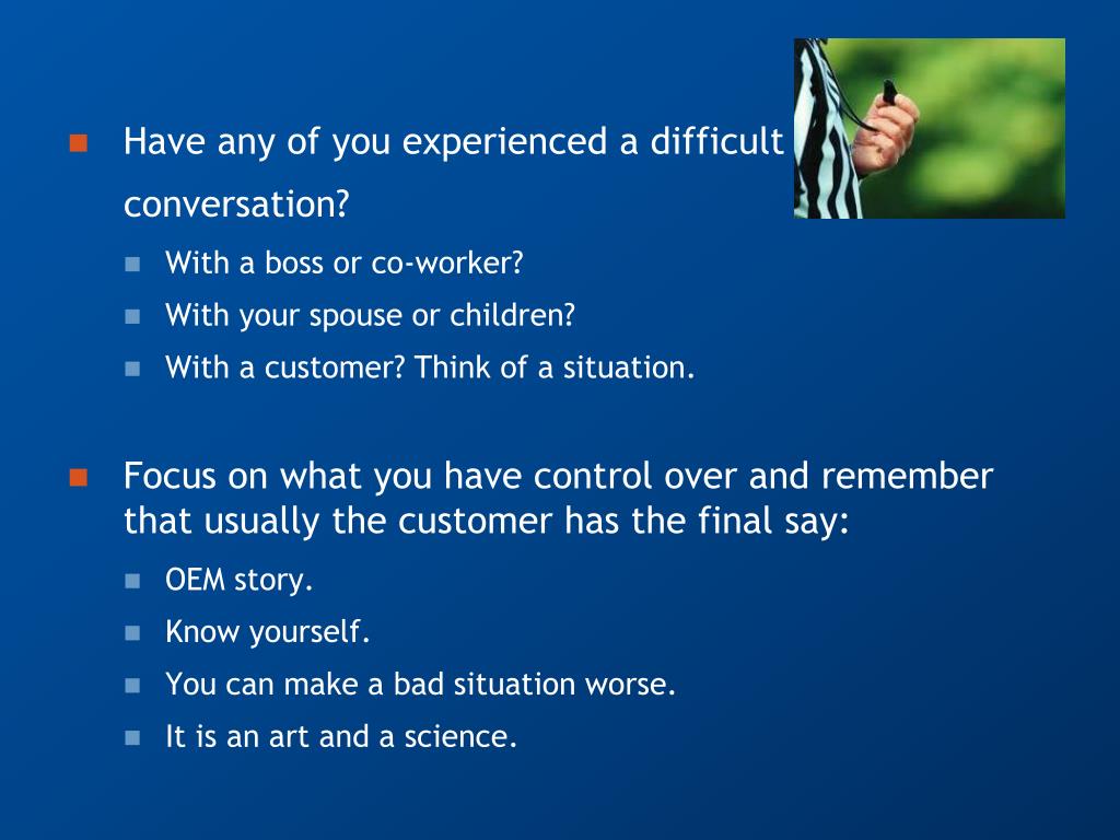 PPT - OESA Young Leadership Council Having Effective Difficult Customer ...