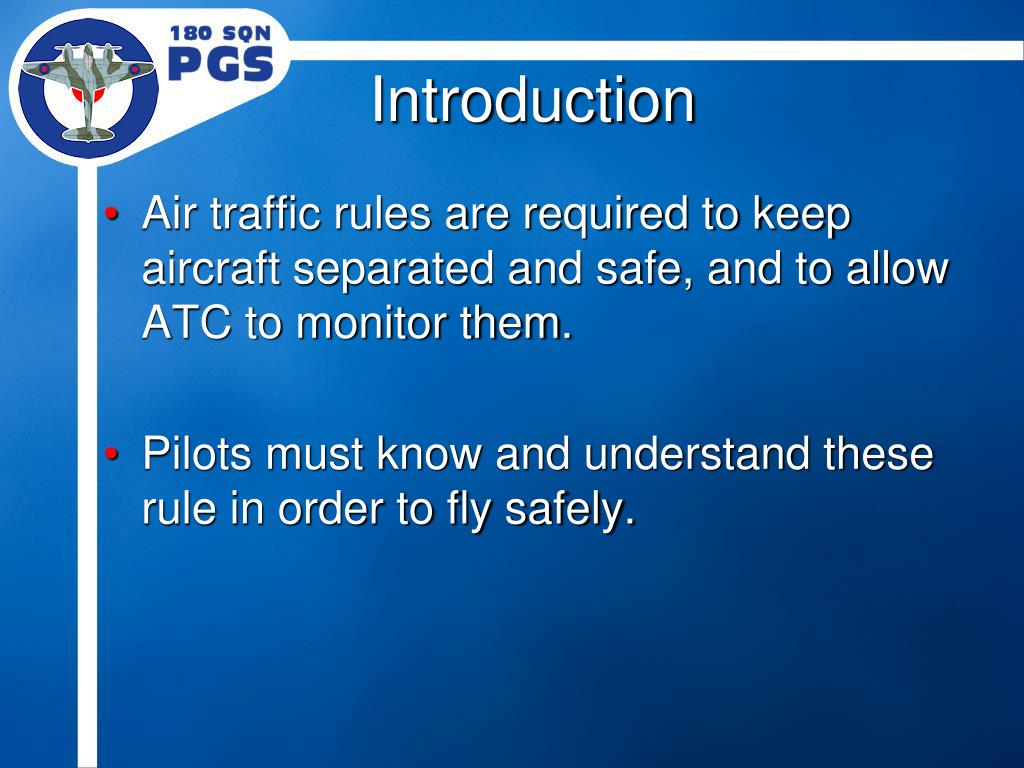 PPT - Air Law Air Traffic Rules PowerPoint Presentation, free download ...