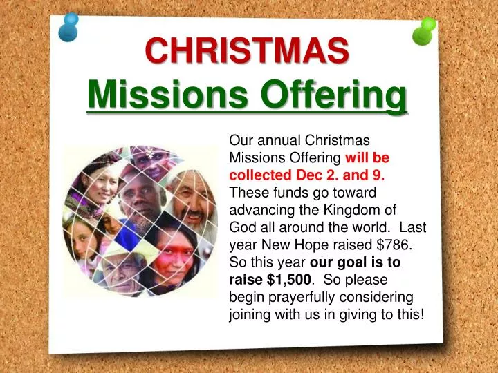 PPT - CHRISTMAS Missions Offering PowerPoint Presentation, free ...