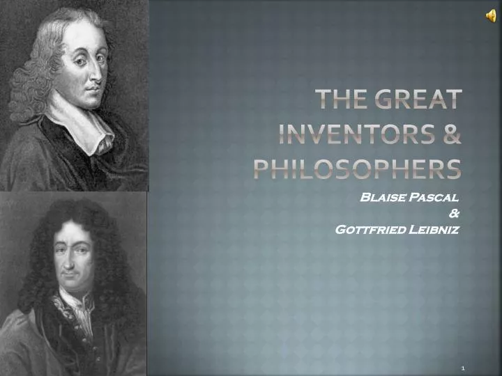 PPT - The Great Inventors & Philosophers PowerPoint Presentation, free ...