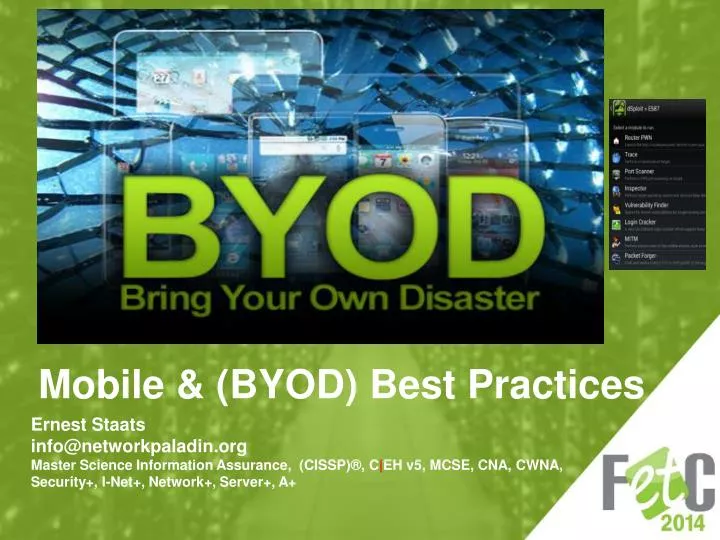 PPT - Mobile & (BYOD) Best Practices PowerPoint Presentation, free ...