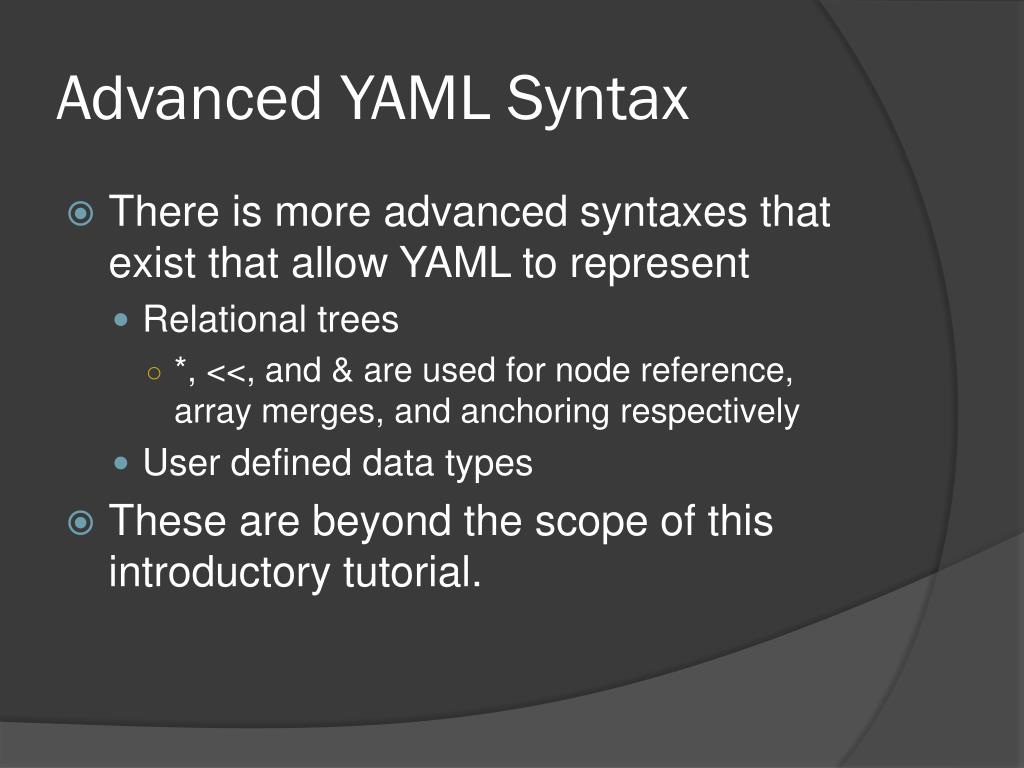 PPT - YAML and ruby PowerPoint Presentation, free download - ID:2086552 PPT - YAML and ruby PowerPoint Presentation, free download - ID:2086552