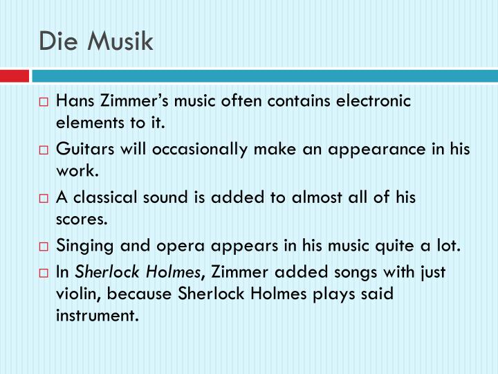 PPT - Hans zimmer PowerPoint Presentation - ID:2086773