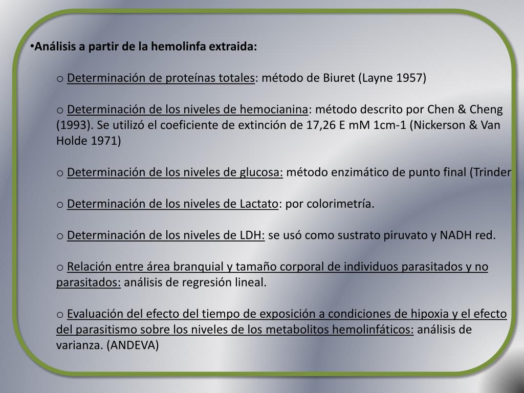 PPT - Respuestas fisiológicas de Neotrypaea uncinata ( Decapoda ...
