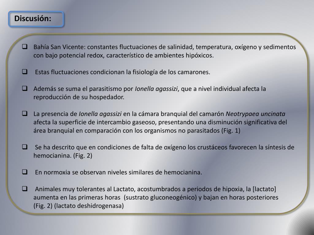 PPT - Respuestas fisiológicas de Neotrypaea uncinata ( Decapoda ...