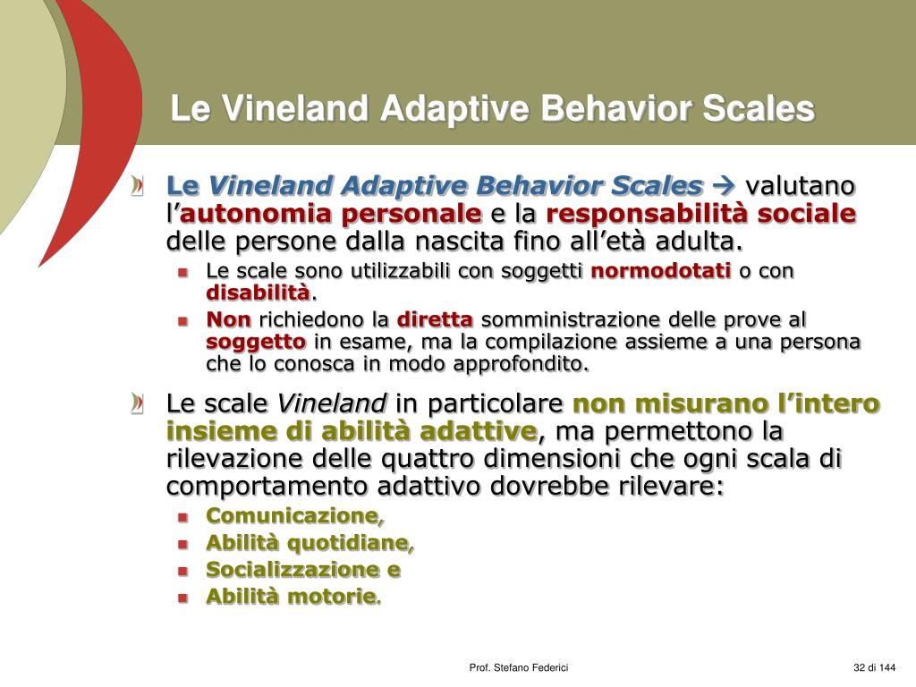 PPT - Strumenti per la valutazione del funzionamento individuale e ...