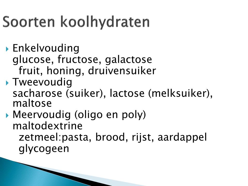PPT - De invloed van voeding op sportprestaties PowerPoint Presentation ...