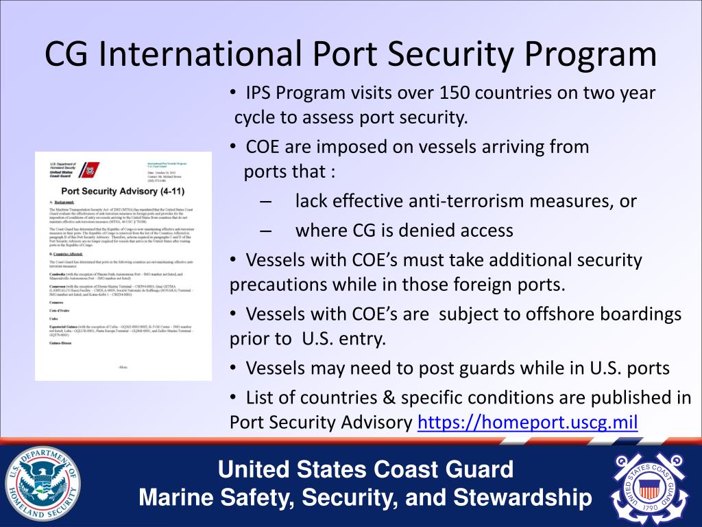 PPT - U.S. Coast Guard INTERTANKO North American Panel Presentation ...