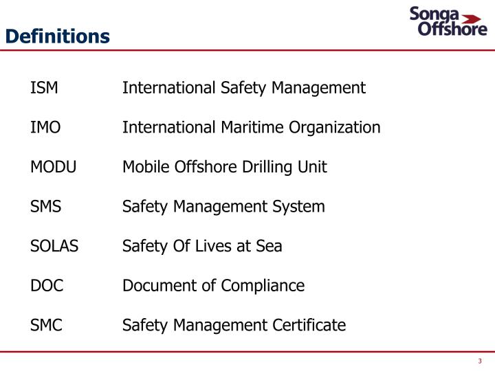 PPT - International Safety Management Code – ISM Code PowerPoint ...