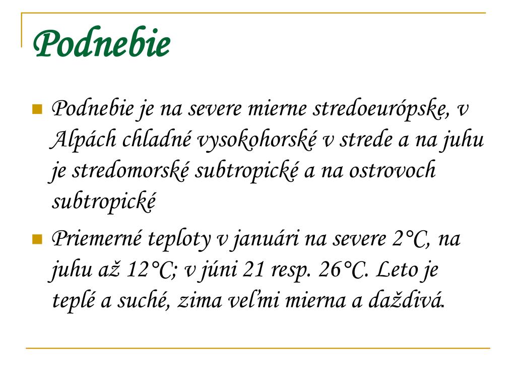 PPT - Taliansko Repubblica Italiana PowerPoint Presentation, free ...