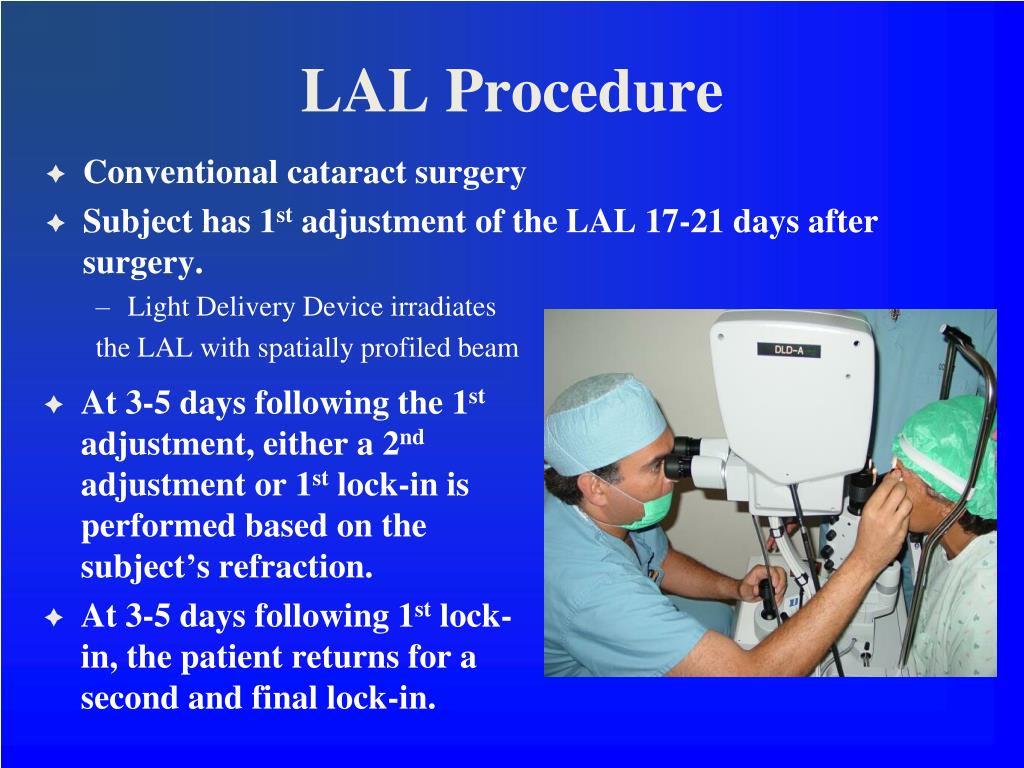 PPT - Light Adjustable Lens (LAL) Phase III FDA Clinical Study ...