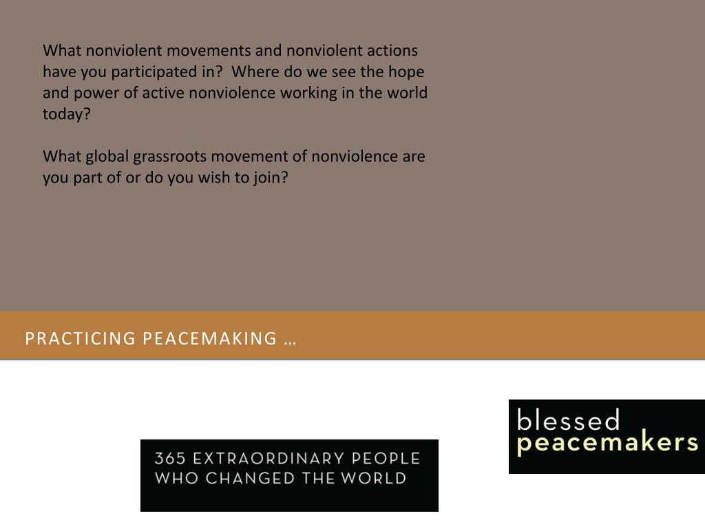 PPT - Celebrating women and children peacemakers PowerPoint ...