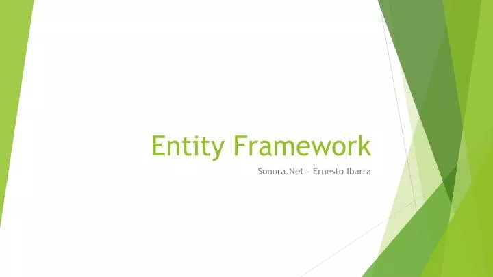 PPT - Entity Framework PowerPoint Presentation, free download - ID:2089071
