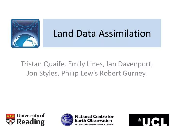 PPT - Land Data Assimilation PowerPoint Presentation, free download ...