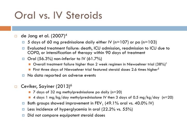 PPT - Use of Steroids in Patients with COPD Exacerbation PowerPoint ...