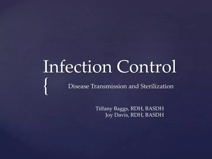 PPT - Infection Control PowerPoint Presentation, free download - ID:2089603