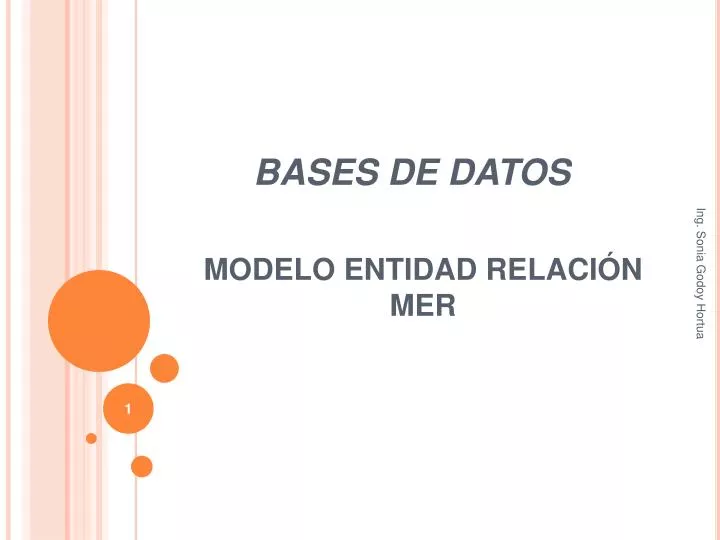 PPT - MODELO ENTIDAD RELACIÓN MER PowerPoint Presentation, free ...