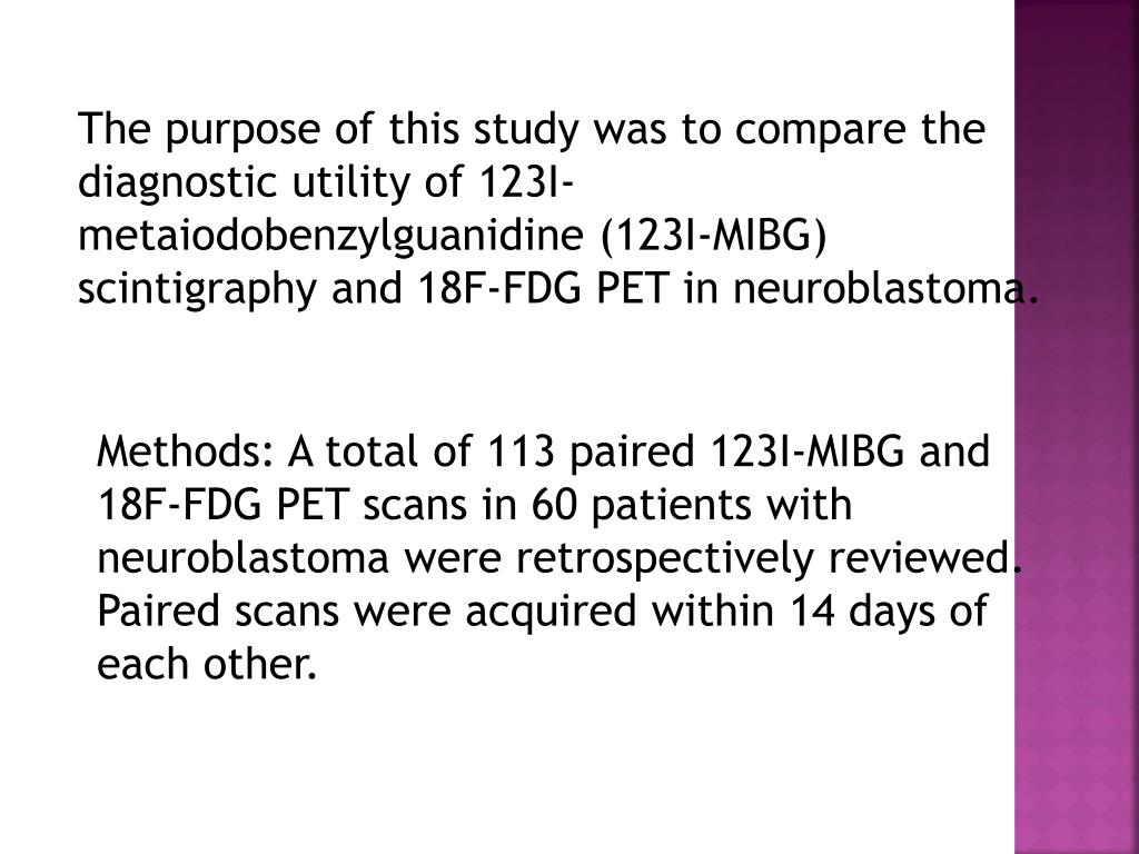 PPT - radio-iodinated metaiodobenzylguanidine (123I-MIBG) PowerPoint Presentation - ID:2089848