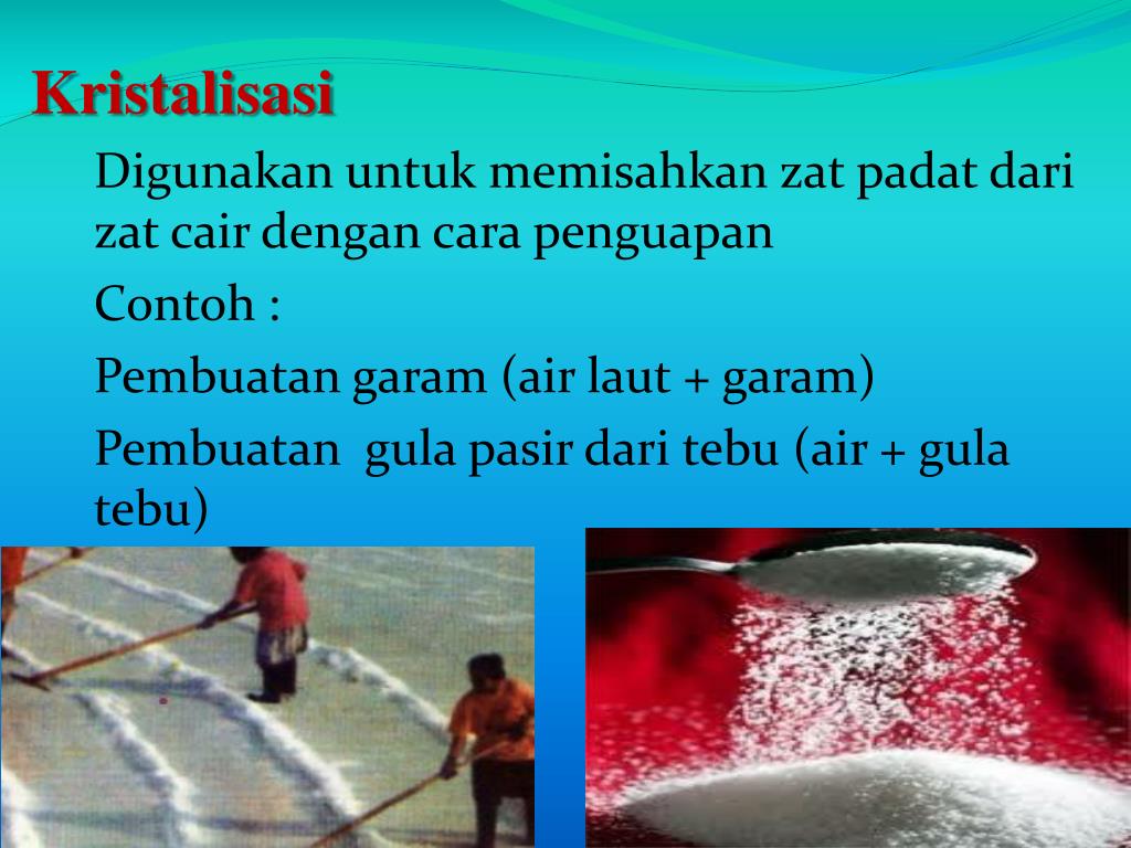 PPT - SIFAT ZAT dan PEMISAHAN CAMPURAN PowerPoint Presentation, free ...