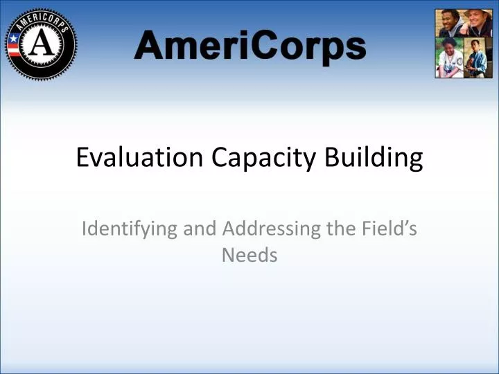 PPT - Evaluation Capacity Building PowerPoint Presentation, free ...